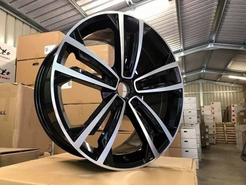19" VW Golf GTD Nogaro Style Alloy Wheels Gloss Black Polished MK5 MK6 ...