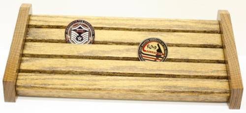 STADIUM CHALLENGE COIN WOOD HOLDER DISPLAY CASE | eBay