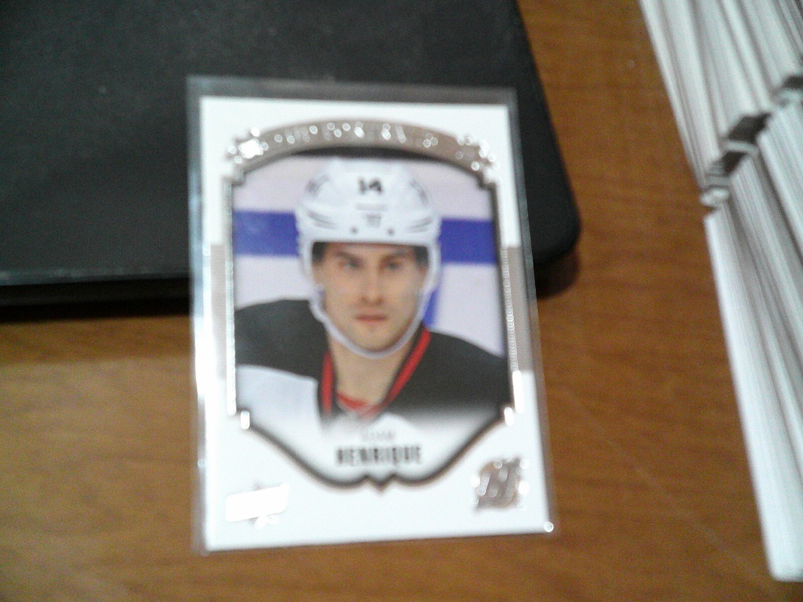 2015-16 UPPER DECK PORTRAITS INSERT # P-40- ADAM HENRIQUE- DEVILS- MINT ...