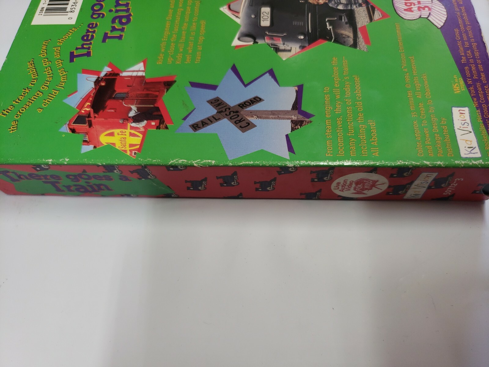 There Goes a Train Live Action (VHS, 1994) Kids Vintage Railroad ...