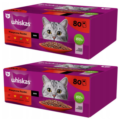 Whiskas Nassfutter für Katzen Adult Klassische Gerichte in Sauce ...