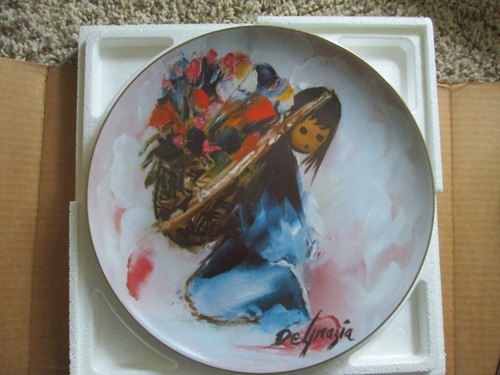 DeGrazia 1981 Collectors Plate "Beautiful Burden"#5207 of 10,000 ...