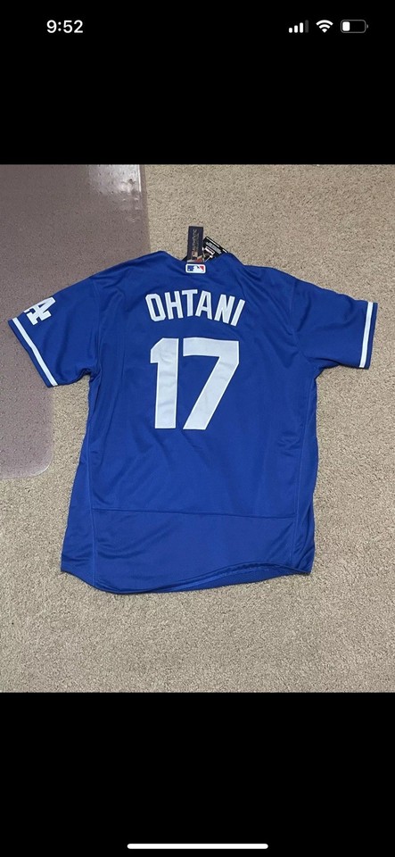 NWT Shohei Ohtani Dodgers Blue Mens Small Jersey #17 Stitched | eBay