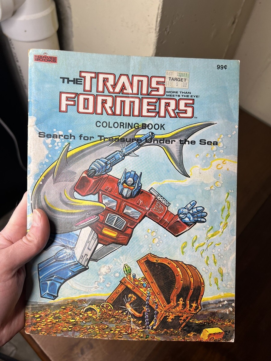 G1 Transformers Coloring Book Pages Transformers COLORING BOOK 1985