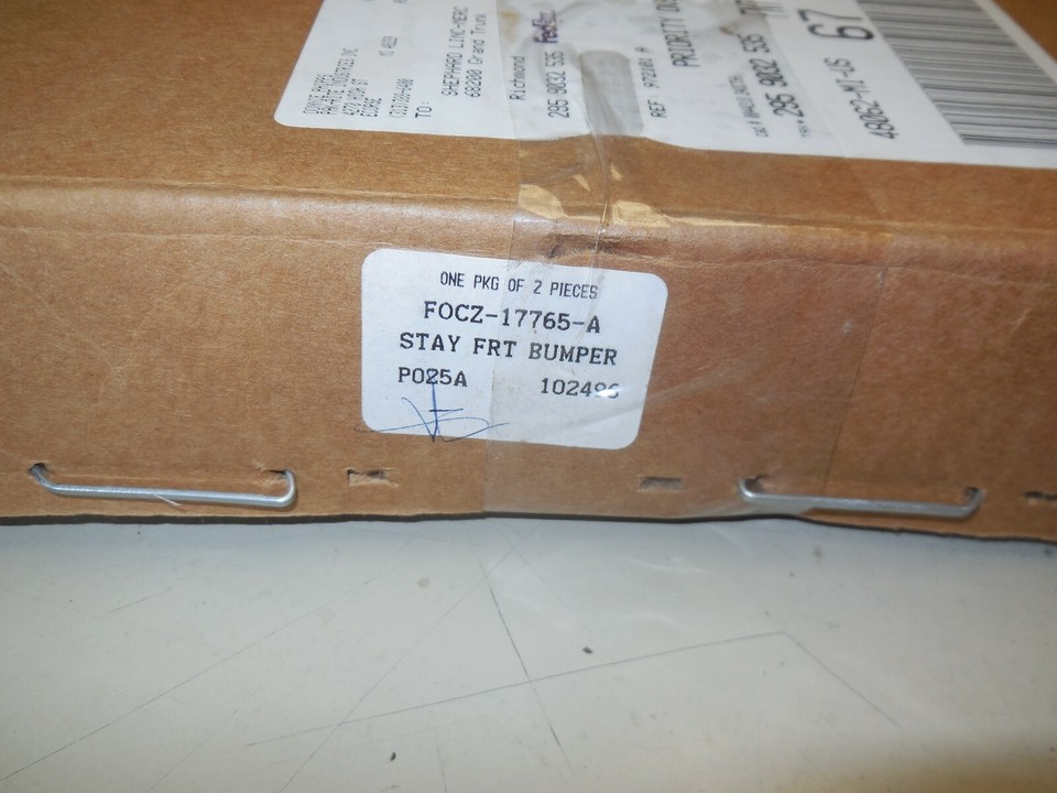 New OEM 1991 - 1996 Ford Escort Bumper Impact Pad Bracket F0CZ-17765-A ...