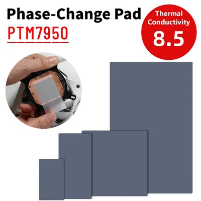Honeywell PTM 7950 Thermal Paste Pad Phase Change 8.5 W/mK for Laptop ...