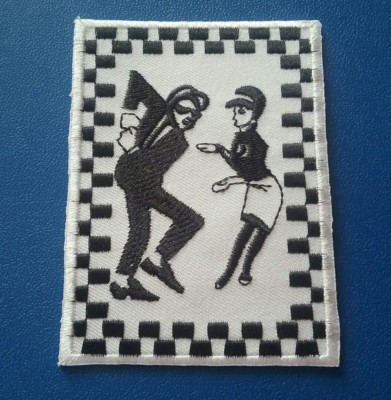 Ska Two-Tone Rude Boy Sew / Iron On Patch 2Tone Ska Specials Reggae ...