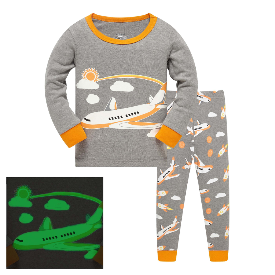 Kids Boys Girls Pyjama Pyjamas Set PJs Sleepwear Nightwear Size 3 4 5 6 ...