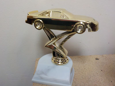 auto racing, car show, award or trophy, Stock Car, about 5.5", w ...
