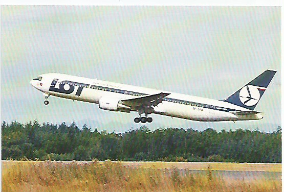 LOT POLISH AIRLINES B767-300 POST CARD | eBay