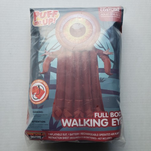 Puff Me Up Full Body Walking Eye Inflatable Halloween Costume One Size ...