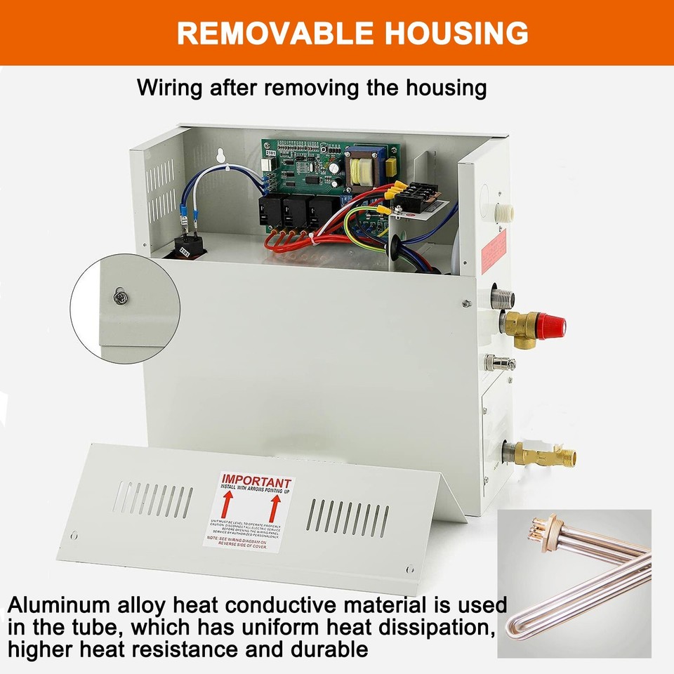 9KW Steam Generator Shower Sauna Bath Home Spa & ST-131 Controller ...