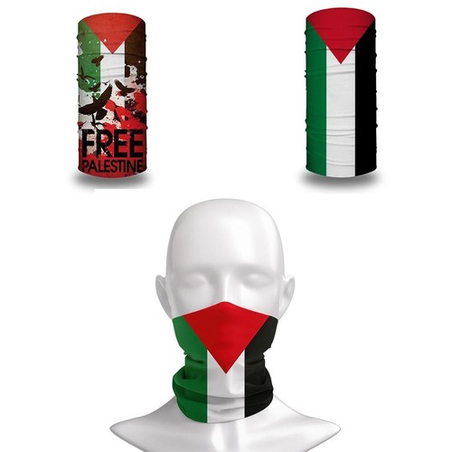 Warmer Palestine Flag Neck Gaiter UV Protection Headscarf Face Mask ...