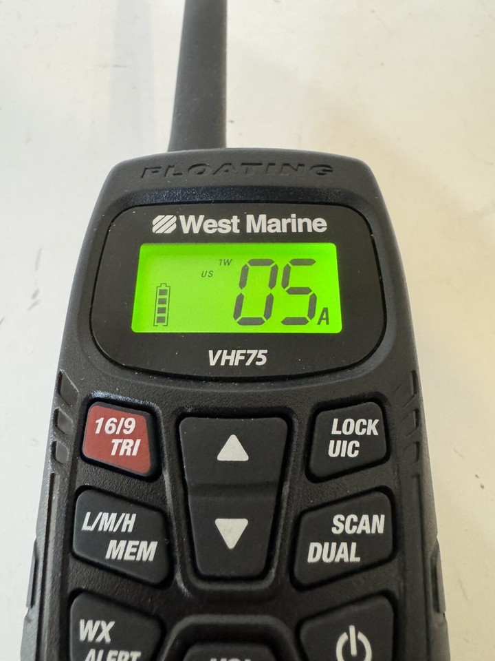 West Marine VHF 75 Two-way Radio Tested Radio Only | eBay