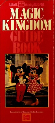 Walt Disney World Magic Kingdom Guide Book Mickey Minnie Mouse 1984 | eBay