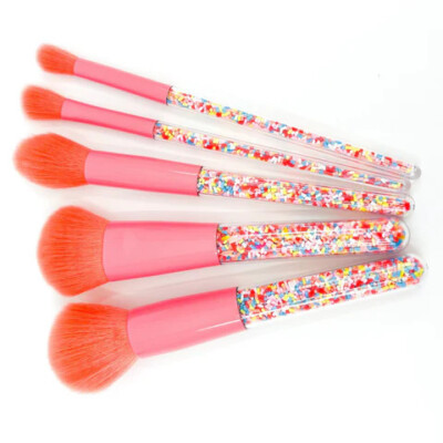 Oh Flossy Sprinkle Makeup Brush Set - Safe Makeup for Kids 960330 ...