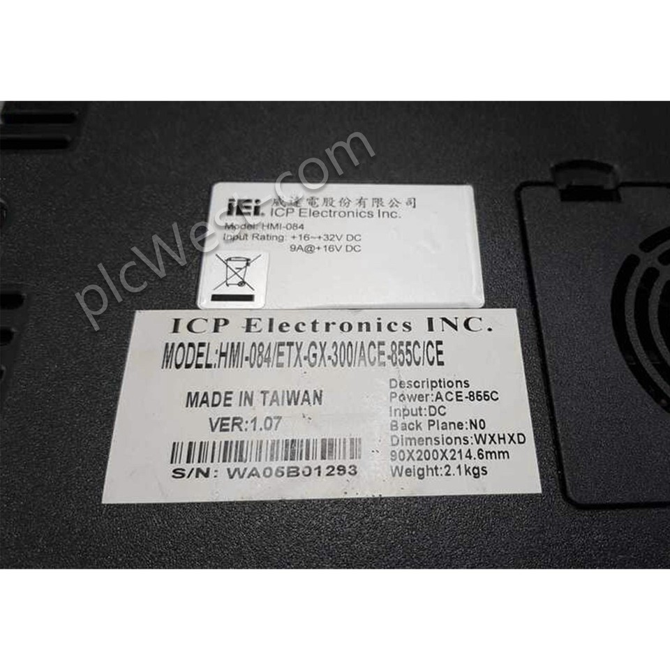 ICP ELECTRONICS HMI-084/ETX-GX-300/ACE-855C/ Ce TOUCH PANEL PC | eBay