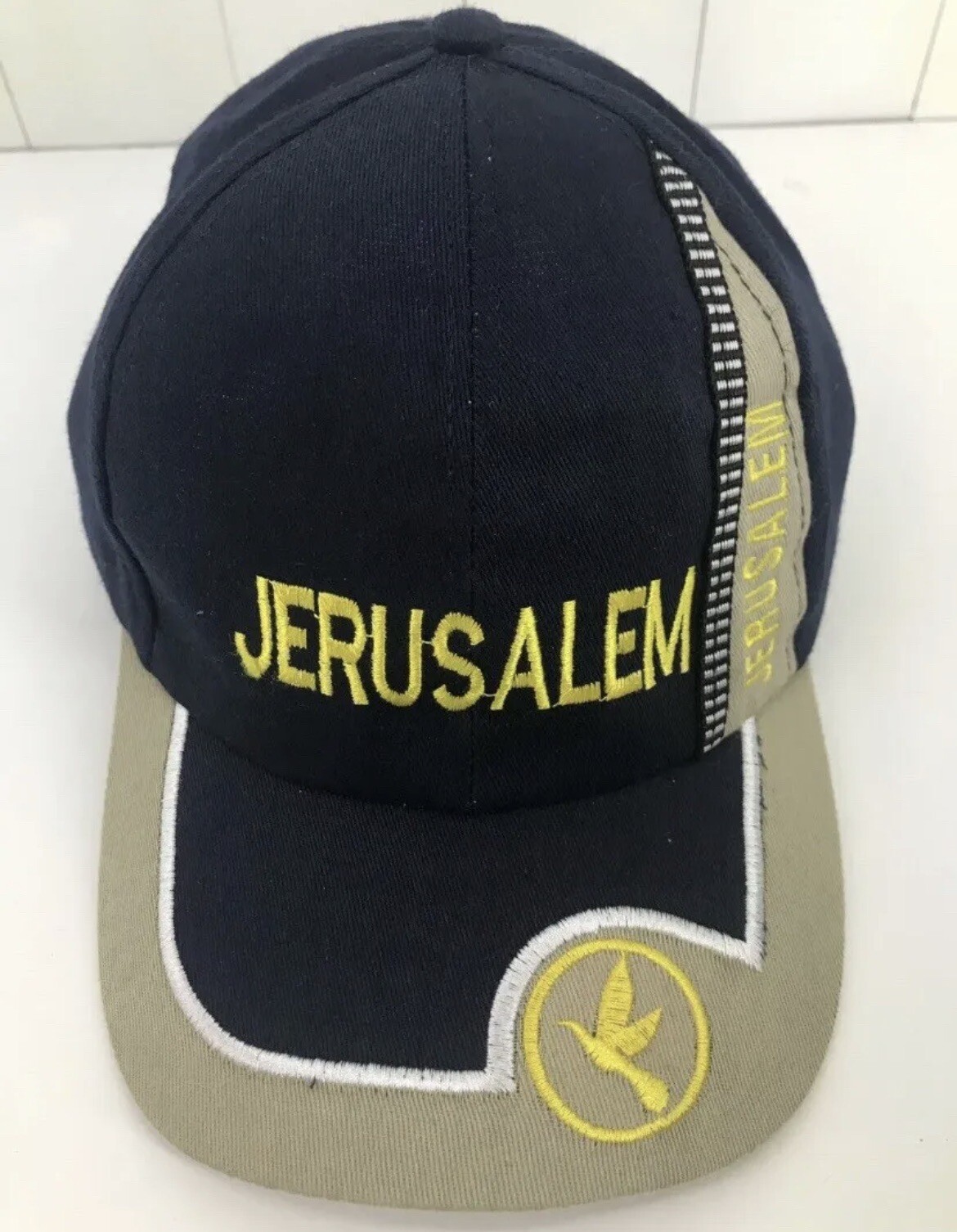 Jerusalem Blue Adjustable Baseball Hat Cap Dove Of Peace JESUS CRUISER ...