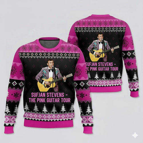Sufjan Stevens Ugly Christmas Sweater Gift For Fan Full Size S to 5XL ...