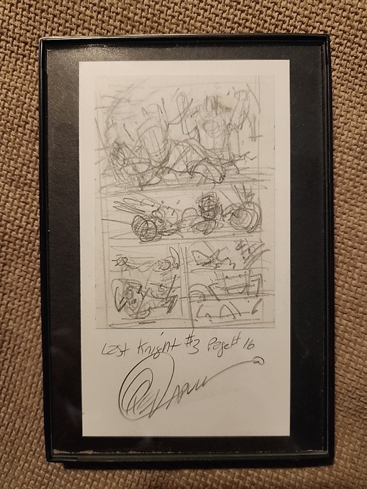 Greg Capullo Last Knight #3 Page#16 Original Prelim Art Signed Grab Bag ...