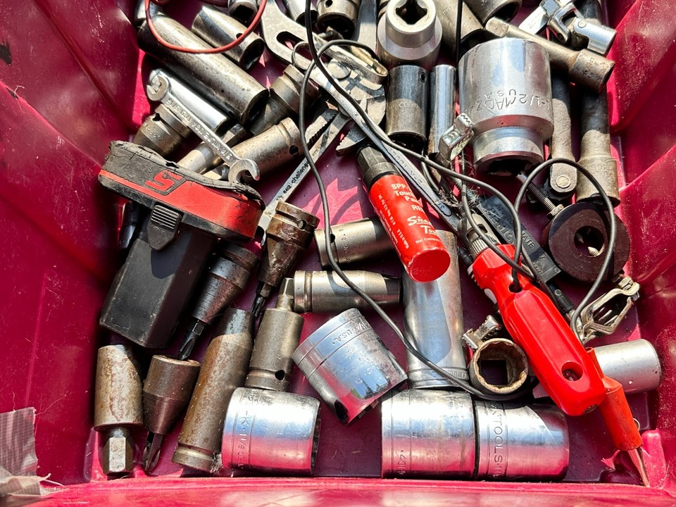 LARGE Mechanics Tools LOT Wrenches, Sockets, Pliers, Puller, Electrical ...