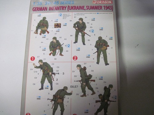 Dragon 1/35 WW II German Infantry (Ukraine, 1943) Figure Model Kit | eBay