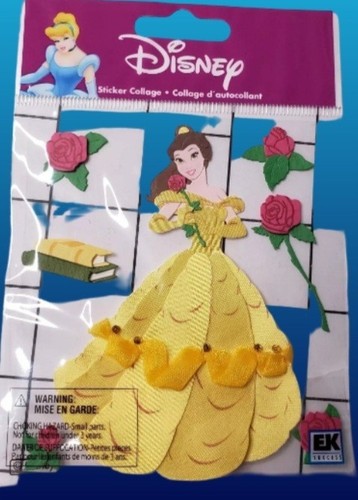 Disney+EK Success Belle Princess Scrapbook Dimensional Sticker with ...