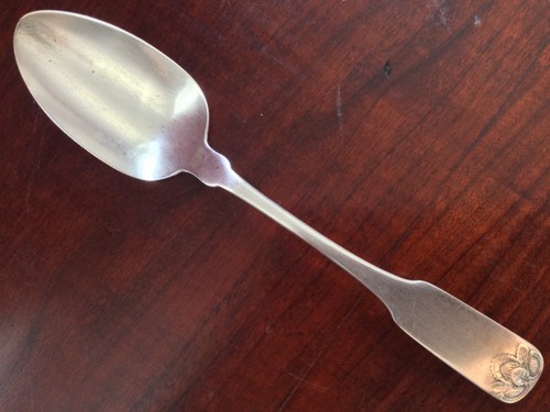 John Ewan Coin Silver Tablespoon, Charleston, SC, c 1830 | eBay