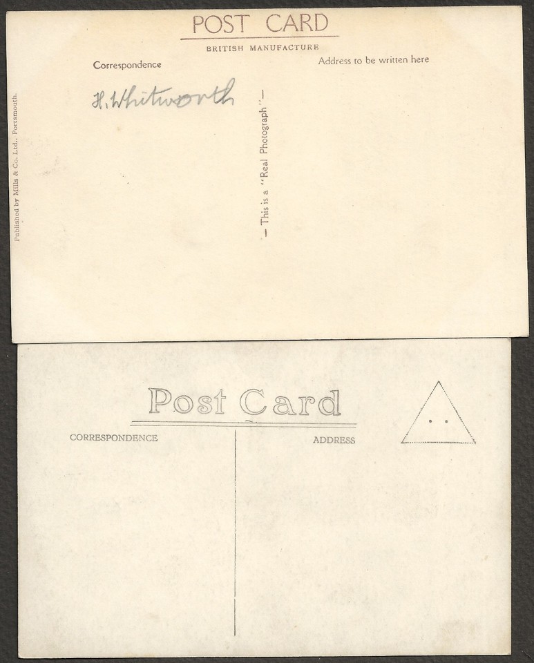 HMS RENOWN. TWO GENUINE PCs. ROYAL NAVY. DREADNOUGHT. BATTLESHIP. | eBay UK