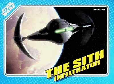 Scimitar The Sith Infiltrator Star Wars Mini Poster 8" x 11" | eBay