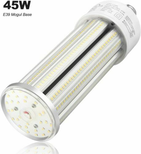 45W LED Corn Bulb Daylight 5000K E39 Base Barn Basement Garden Retrofit ...