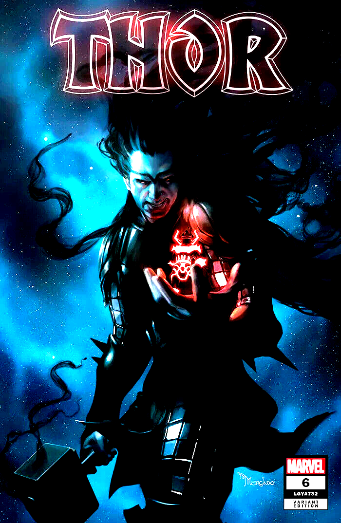 THOR #6 MIGUEL MERCADO EXCLUSIVE BLACK WINTER VARIANT 2019 MARVEL ...