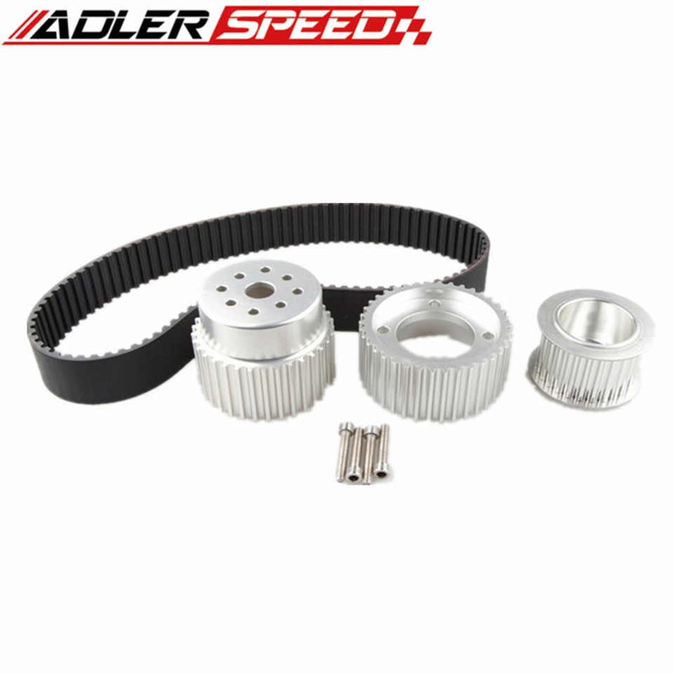 Gilmer Belt Drive Pulley Kit For Mazda 12A 13B 20B RX7 FD FC RX3 Silver ...