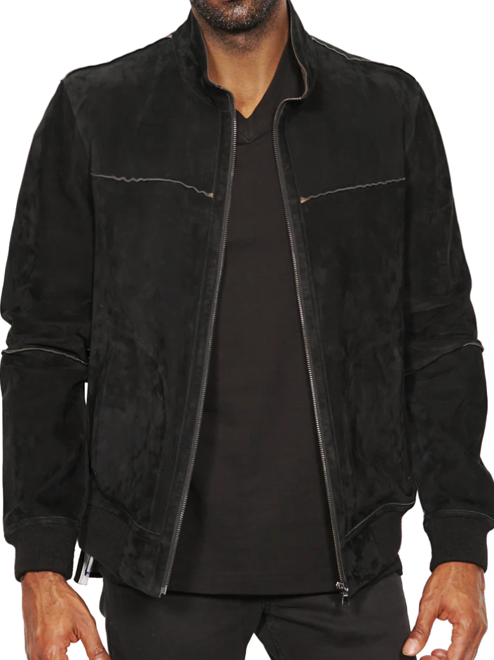 NEW Maceoo Paris Leather Beaten Brown Jacket in Black Size XXL #C3514 ...