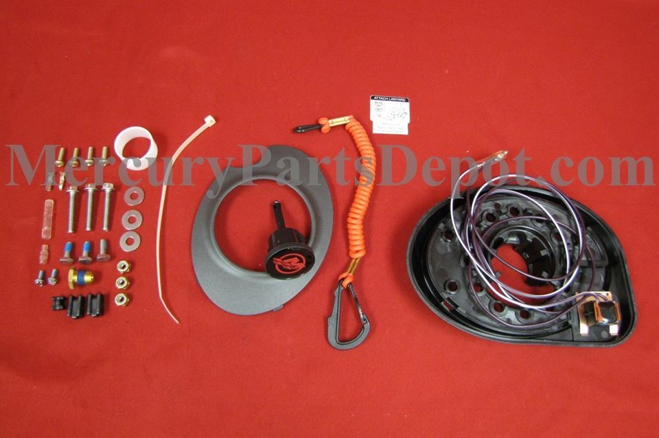 Mercury MerCruiser Gen II Panel Mount Remote Control Box 8M0011214 ...