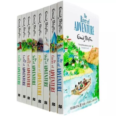 Enid Blyton Book Adventure Series 8 Books Set Collection Children ...