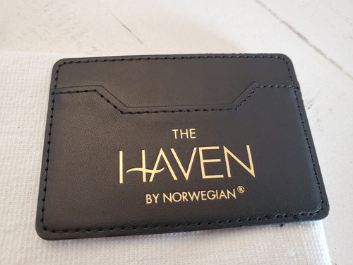 NCL Norwegian Cruise Line HAVEN Leather Key Card & ID Holder Wallet | eBay