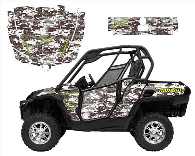 Can am Commander Graphics kit Blingstar Dragonfire Pro Armor Digital ...