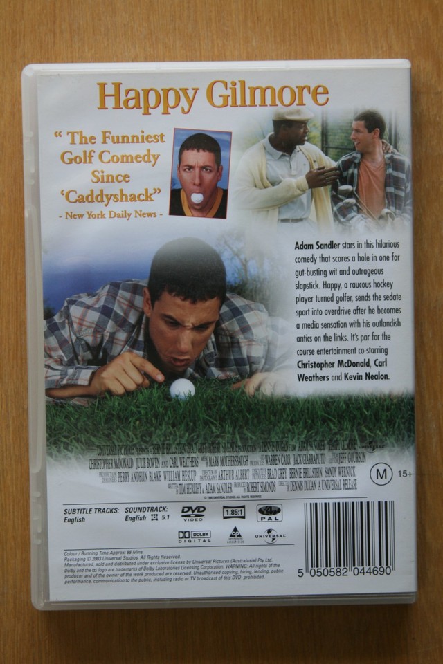 Happy Gilmore (DVD, 2003) Preowned (D198) | eBay