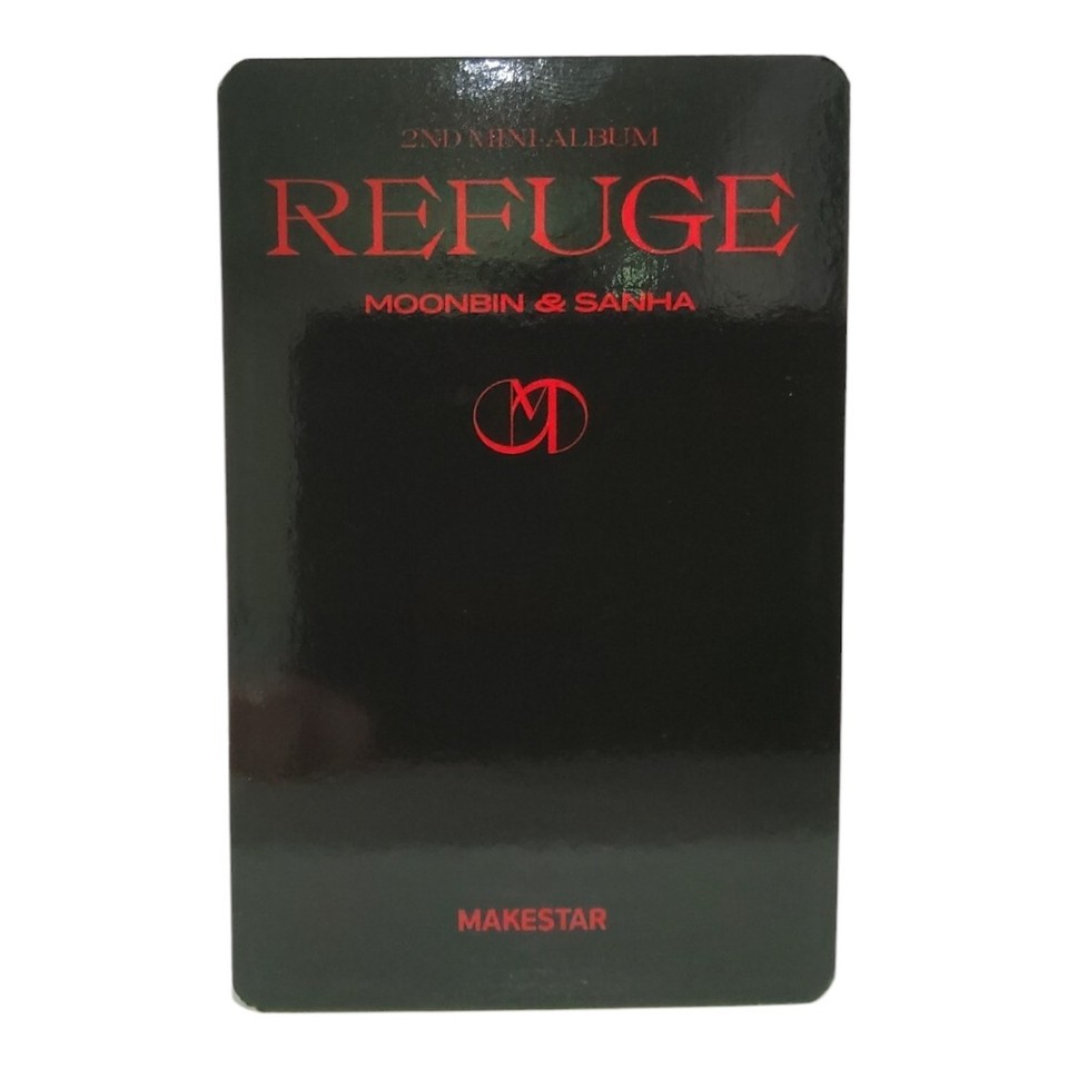 Moonbin & Sanha Refuge Moonbin Makestar Preorder Photocard POB Trading ...