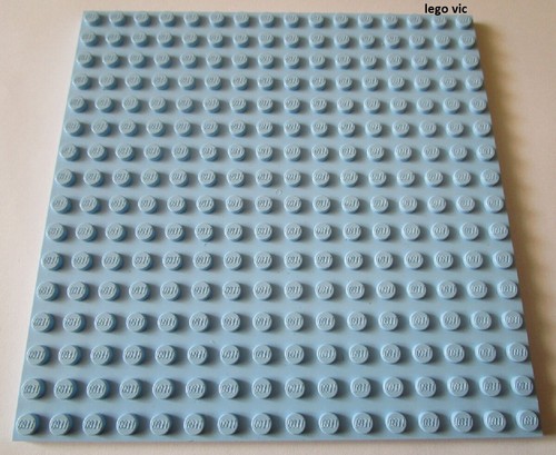 Lego 91405 Plate 16x16 Bright Light Blue Friends du 3061 41320 41108 ...