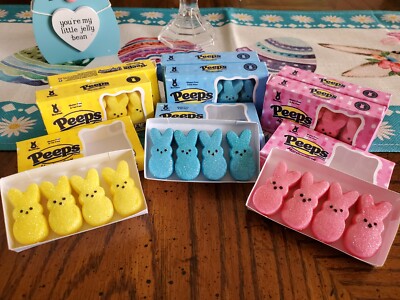 One Box of (4)Miniature PEEPS Faux Food /Fake Display/ Replica Prop | eBay