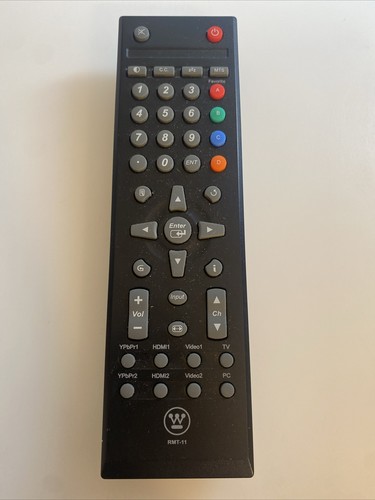 Westinghouse RMT-11 OEM Original TV Television Replacement Remote ...