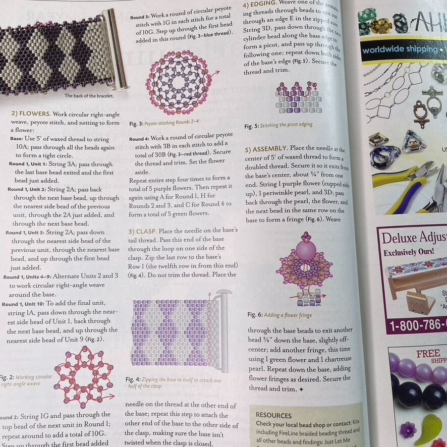 Beadwork Magazine Jewelry Crafting Book u Jun July 2010 Vol 13 No 4 | eBay