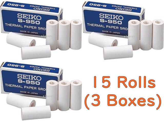 Ultrak SEIKO Thermal Paper - 5 Rolls for sale online | eBay