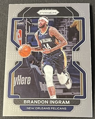 Brandon Ingram 2021-22 Prizm Basketball Chrome Base Card #9 New Orleans ...