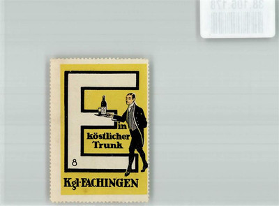 38106178 - 6251 Fachingen Werbung Kgl. Fachinger Heil- u ...