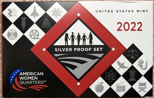 2022 US Mint American Women Quarters Silver Proof Set Box + COA 22WS | eBay