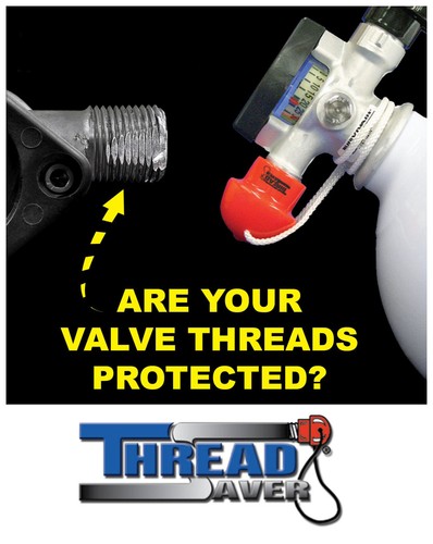 THREAD SAVER® SCBA Valve Thread Protection Scott MSA Draeger Avon ISI ...