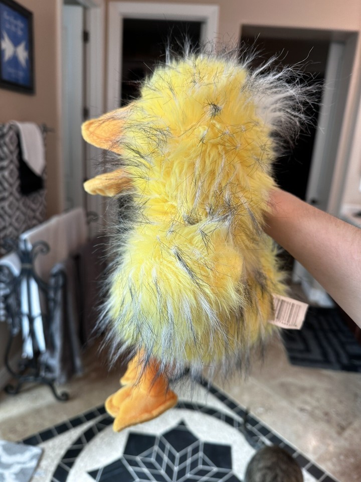 Quackers Duck Plush Hand Puppet Yellow Black Quack Singing Walmart ...